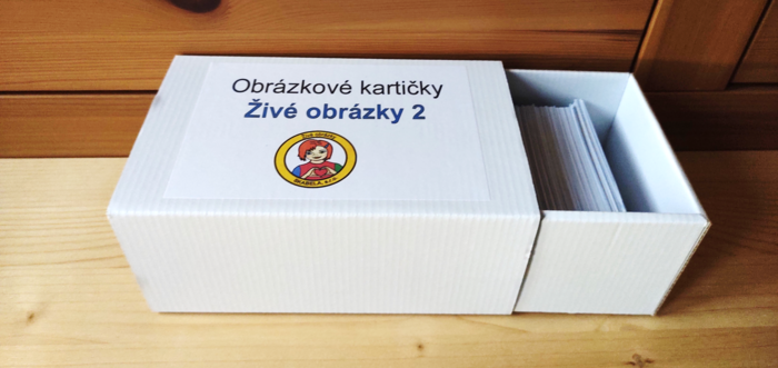 Obrázkové kartičky Živé obrázky 2 - súbor v škatuľke